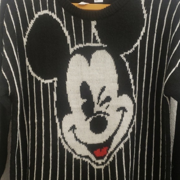 Divided | Sweaters | Nwt Dividedxdisney Mickey Mouse Striped Sweatersw7 ...